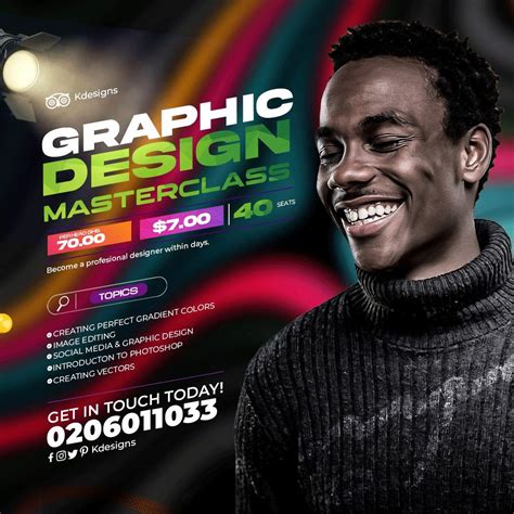 Graphic Design Masterclass Graphic Design Class Flyer Graphic Design