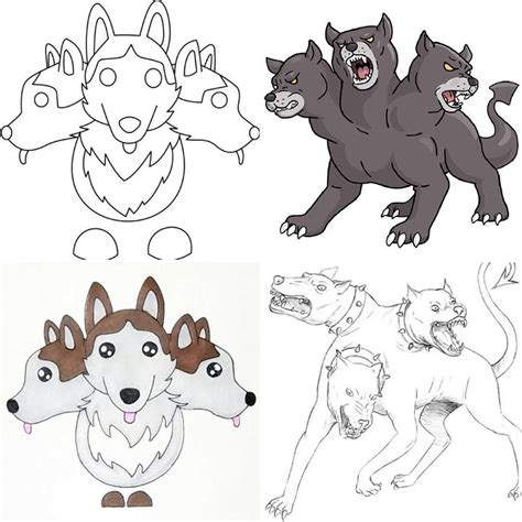 Desenho Facil De Cerberus