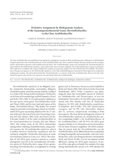 Pdf Definitive Assignment By Multigenome Analysis Of The