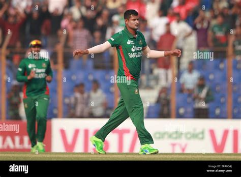 Nasum Ahmed During Bangladesh England 1st T20i Match Of Three Match