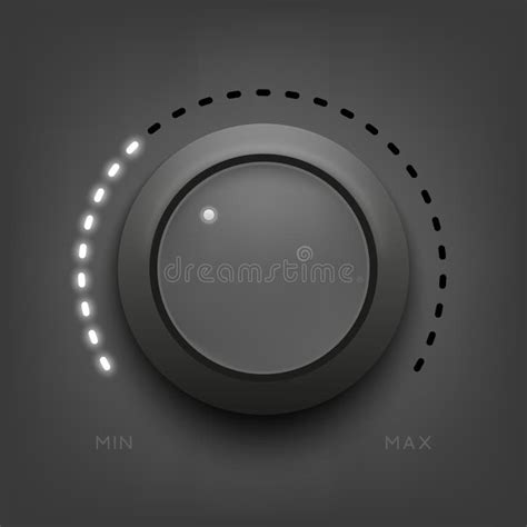 Volume Knob Switch Button Audio Dashboard Tumbler With Stereo Control