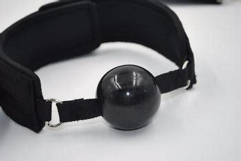 Silicone Open Mouth Gag Bondage Harness With Handcuffs Best