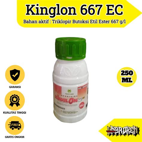 Jual Kinglon 667 Ec 250 Ml Herbisida Untuk Mengendalikan Gulma Berkayu Sekelas Garlon Shopee