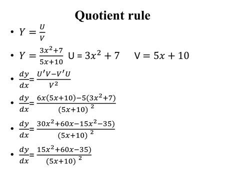 Rules Of Derivatives Pptx