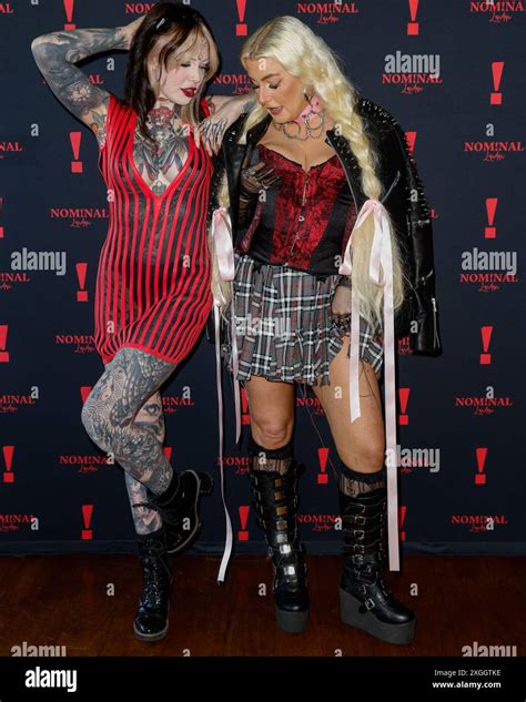 L R Ellie Charnley Aka Sukinya And Nora Grefstad Aka Nora Attend The Nom Nal Rooftop Music