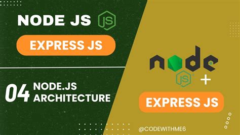 Nodejs Tutorial 04 Understanding The Nodejs Architecture Youtube