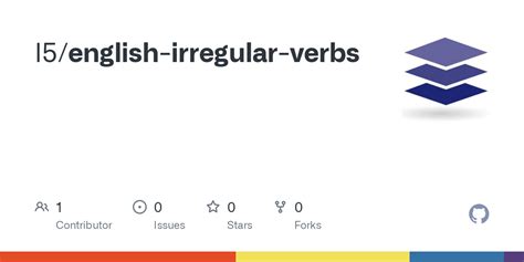 Github L5english Irregular Verbs