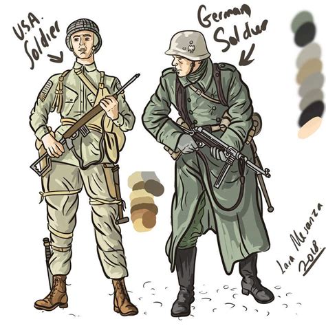 Soldiers Drawings Ww2