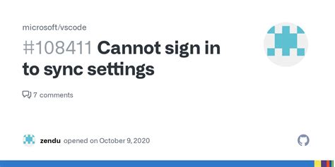 Cannot Sign In To Sync Settings · Issue 108411 · Microsoftvscode · Github
