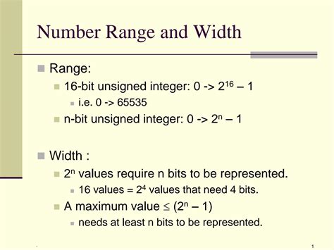 Solution Number Range And Width And 2 S Complement Studypool