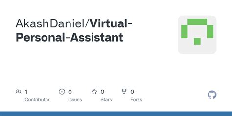 Virtual Personal Assistantreadmemd At Main · Akashdanielvirtual