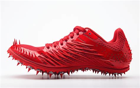 Premium Photo Stylish Red Spike Shoes