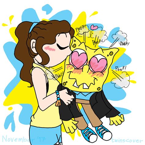Spongebob Love Kiss By Tctwinscover On Deviantart
