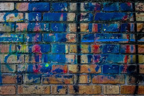 Graffiti Brick Wall Texture