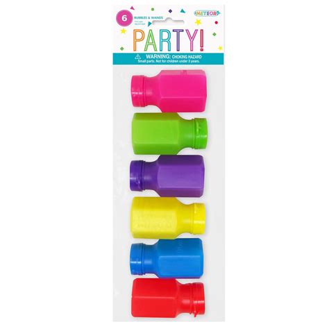 Bright Mini Bubbles 6pk Sweet Pea Parties