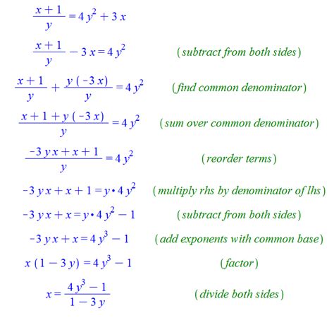 Showing Steps Of A Solution Mapleprimes