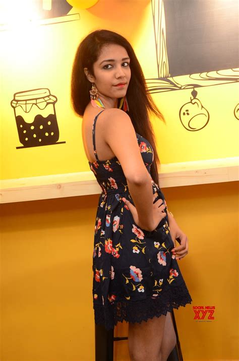 Actress Nikshitha Stills From Belgian Waffle Store Launch Social News Xyz