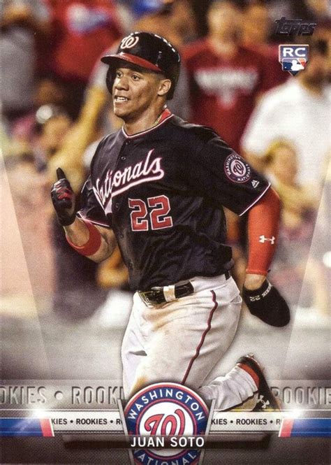 Mlb Topps 2018 Topps Update Single Card Salute Juan Soto S 29 Rookie Toywiz