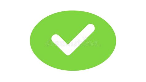 Green Checkmark Icon Success Validation Symbol Vector Design