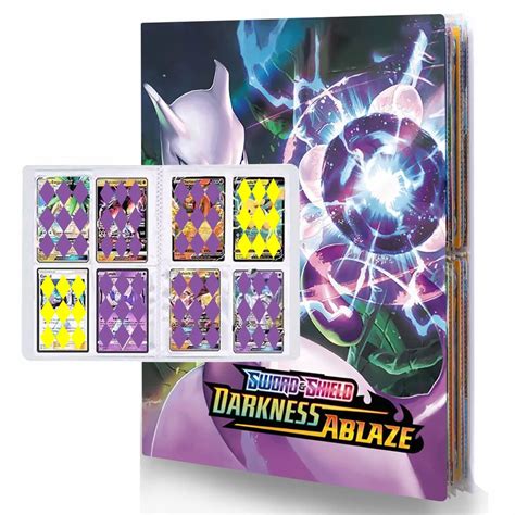 4 Pocket Trading Card Album 30 Pages Collection Card Holder