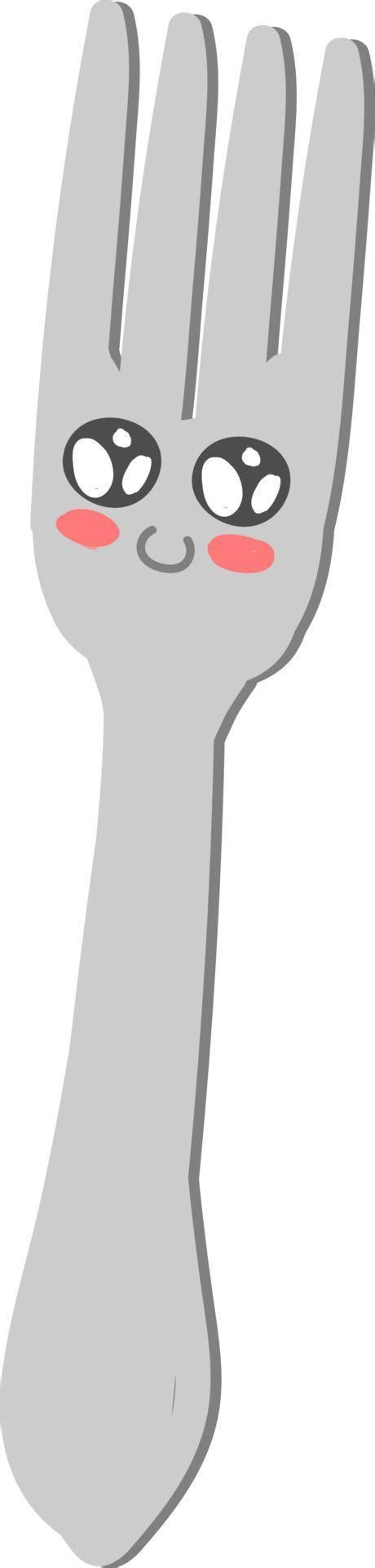 Cute Fork Illustration Vector On White Background 13825353 Vector Art At Vecteezy