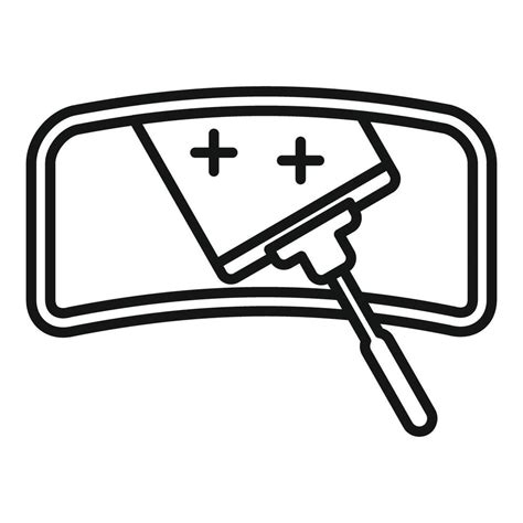 Car Windshield With Wipers Icon 46040162 Vector Art At Vecteezy
