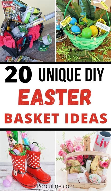 20 Easy And Unique Easter Basket Ideas For Every Age Unique Easter