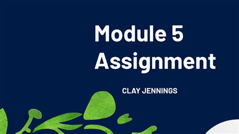 Module 5 Assignment Clay By Clav Jening On Prezi