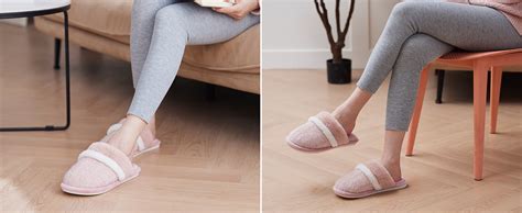 Goewy Cozy Slippers For Women Indoor And Outdoor Fuzzy