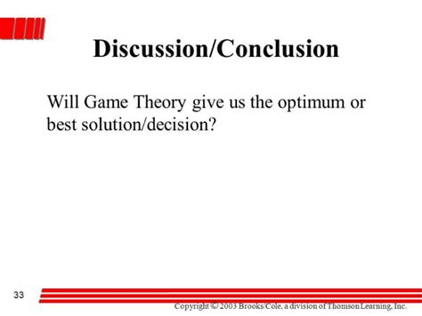 game theory lecture slides definition classification ppt