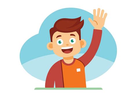 Raise Hand Class Vector Art Icons And Graphics For Free Download