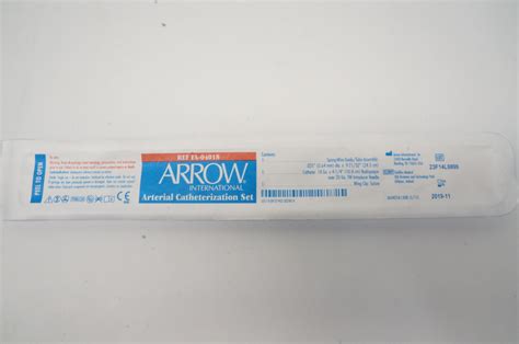 Teleflex Fa 04018 Arrow Arterial Cath Set X