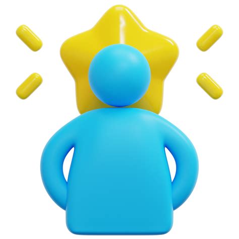 Confidence 3d Render Icon Illustration 21617167 Png