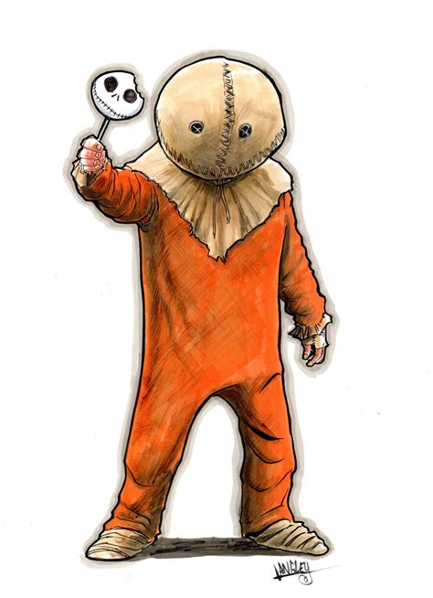 Sam From Trick R Treat My Original Art Created With Various Pens