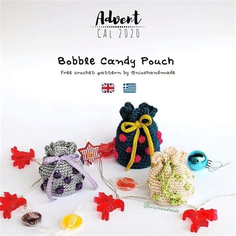 Bobble Candy Pouch Free Crochet Pattern