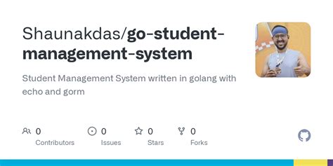 Github Shaunakdas Go Student Management System Student Management System Written In Golang