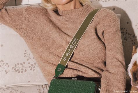 Tos X Hello Kitty Webbing Bag Strap Scarlet Tocco Toscano