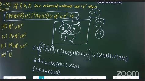 14 Ugc Net Comp Sci Questions Based On Sets And Relations Discrete Structures Youtube