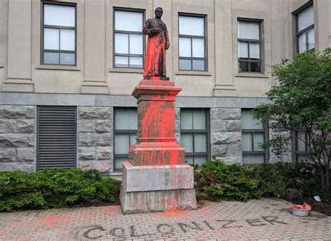 Ottawa Police Not Investigating Tabaret Statue Vandalism Capital Current