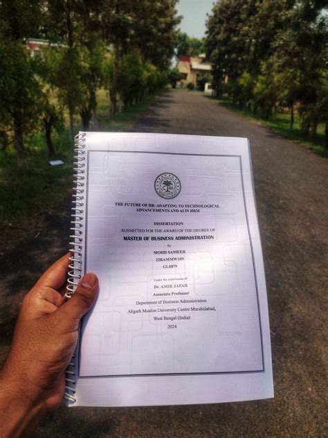 finished my dissertation on hr tech advancements mohd sameer posted