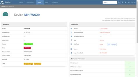 Configuration Management Database Service