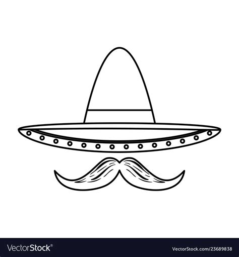 Mariachi Sombrero Drawing