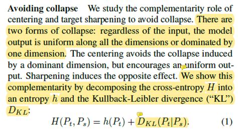 How Does A Zero KLD Indicate A Collapse Issue Facebookresearch Dino GitHub