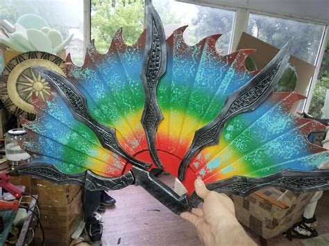 Handmade Kitana Fan Mortal Kombat Inspired Cosplay And Display Weapon