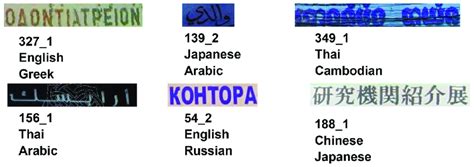 Samples Of Script Identification Errors In The Siw 13 Dataset The Download Scientific Diagram