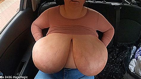 Maja Meeets Alice Part Alice Shows Her Translucent Shirts On A Car Ride Clip No
