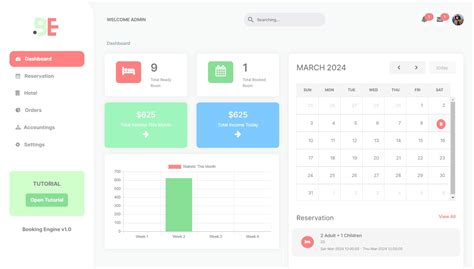 Booking Engine Property Billing Software By Ardeanstudio Codester