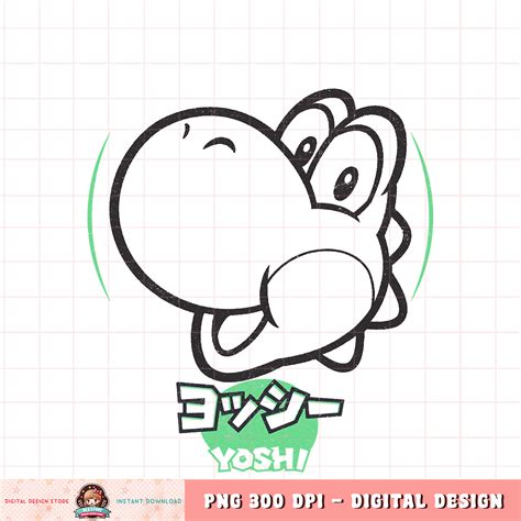 Yoshi Head Template Booshi Art