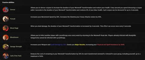 Its Time For Werewolves To Get Weapon Passives — Elder Scrolls Online
