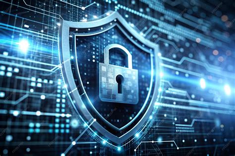 Premium Photo Digital Lock Or Shield Symbolizing Cybersecurity And Data Protection